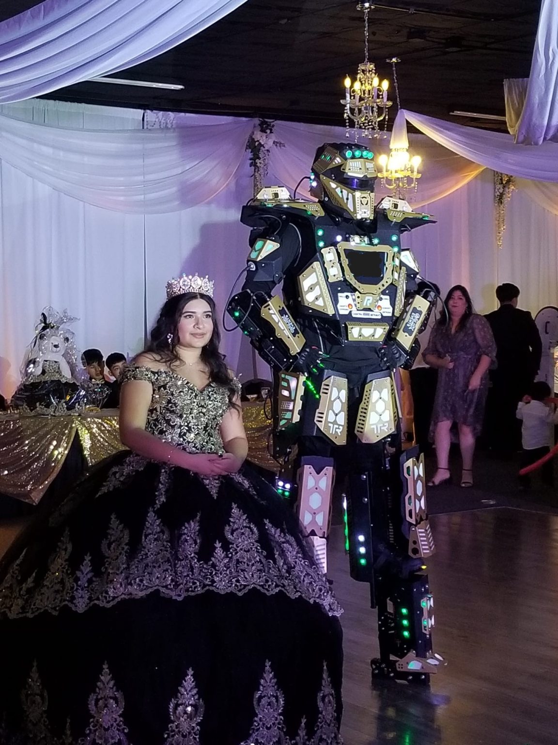 Party Rental Led Robot Near Houston